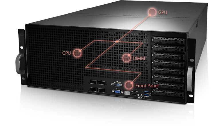 SHPC8000G4 High-density server 8 GPUs Server | ServerWare®