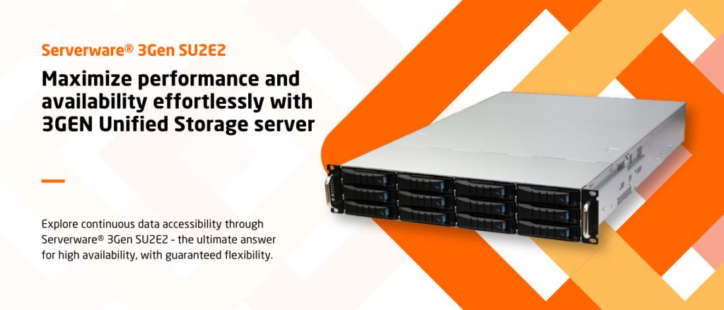 3GEN Unified Storage 2U | SU2E2 | ServerWare®